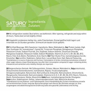 Astronautennahrung SATURO, Original, 500 kcal, Trinkmahlzeit mit ...